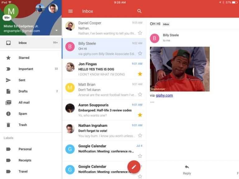 Gmail for iOS Receives A New Android-Ish Update - Tech My Money